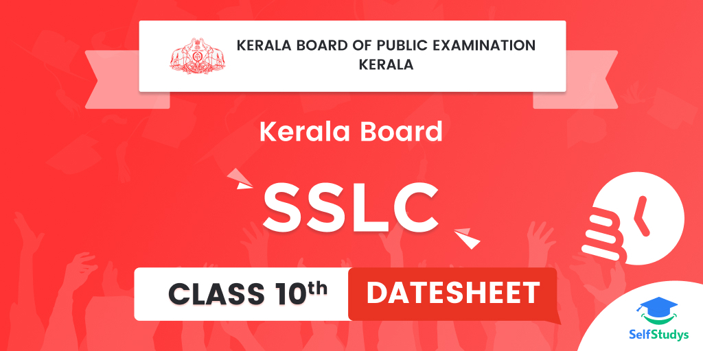 Kerala SSLC Time Table 2024 | KBPE Class 10 Board Exam Dates