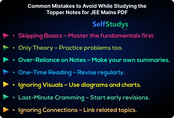 JEE Mains Topper Chemistry Notes PDF Download ( Handwritten )