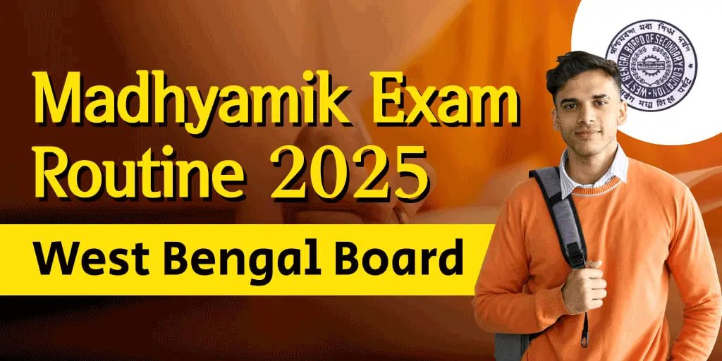 Madhyamik Routine 2025 West Bengal Board PDF Download