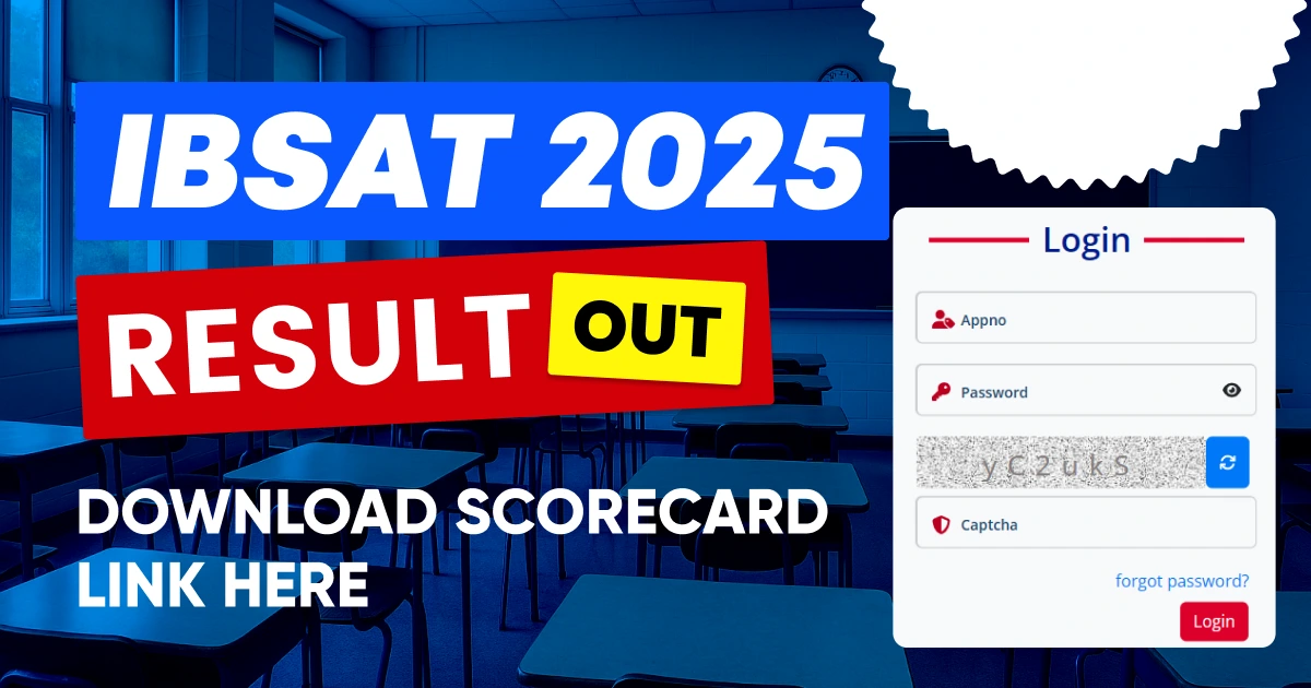 IBSAT 2025 Result Declared: Check Score & Download Scorecard at ...