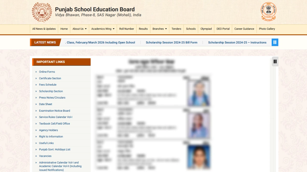PSEB 12th Toppers List 2026: Check Marks, Pass Percentage & Full Result ...
