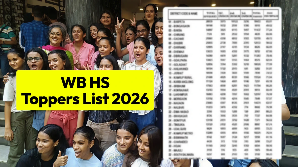 WB HS Toppers List 2026: 91.23% Students Pass, Adrito Pal Tops Exam ...